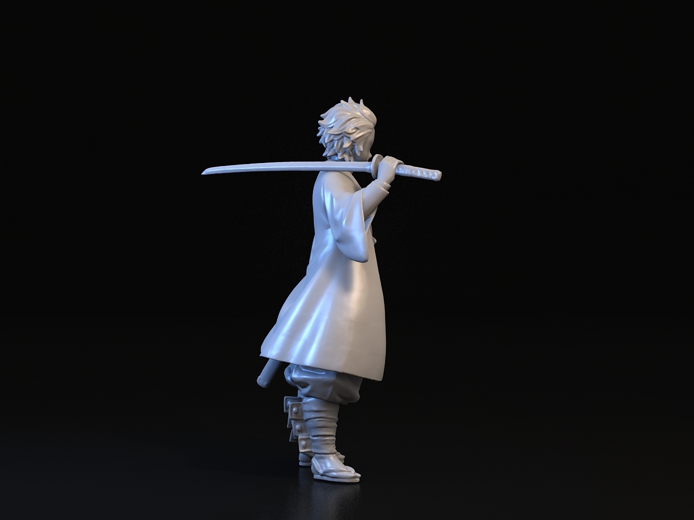 STL file TANJIRO 3D 💬・Template to download and 3D print・Cults