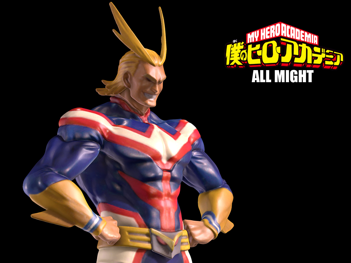 STL file ALL MIGHT 🎨・Template to download and 3D print・Cults
