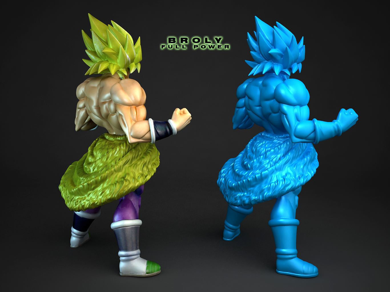 Archivo STL BROLY FULL POWER 3D 🎨・Modelo de impresora 3D para descargar ...