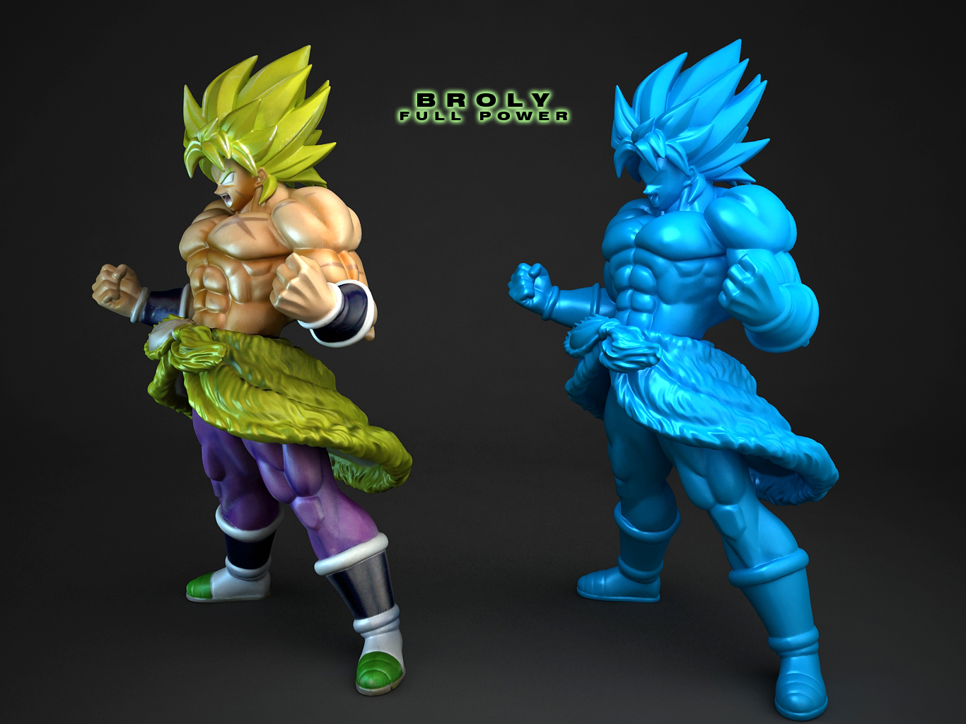 Archivo STL BROLY FULL POWER 3D 🎨・Modelo de impresora 3D para descargar ...