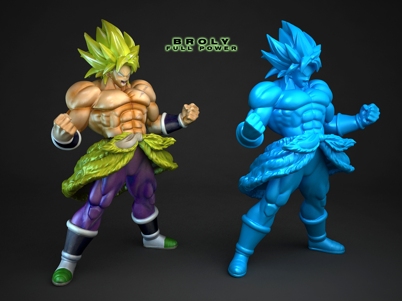 Archivo STL BROLY FULL POWER 3D 🎨・Modelo de impresora 3D para descargar ...