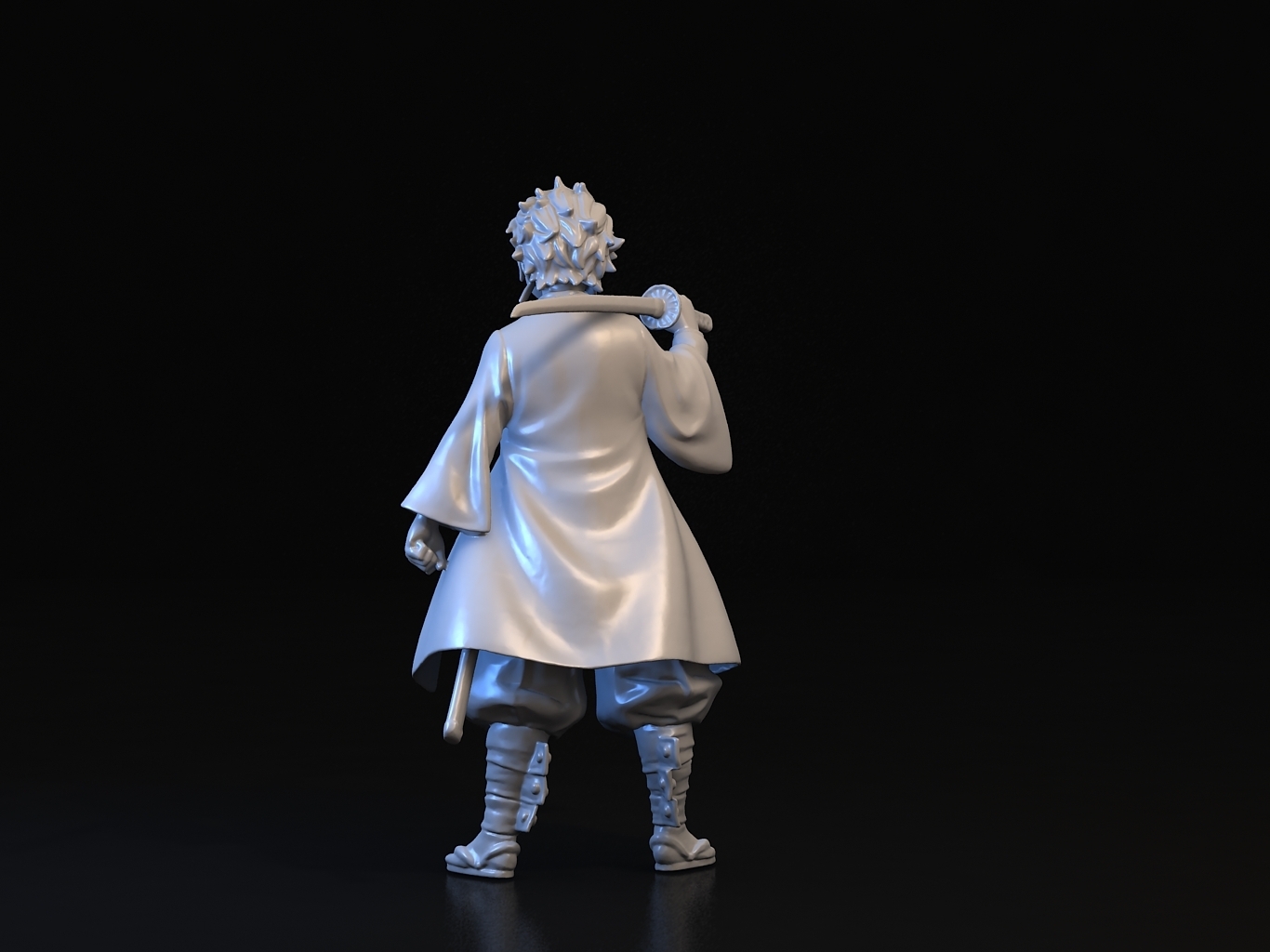 STL file TANJIRO 3D 💬・Template to download and 3D print・Cults
