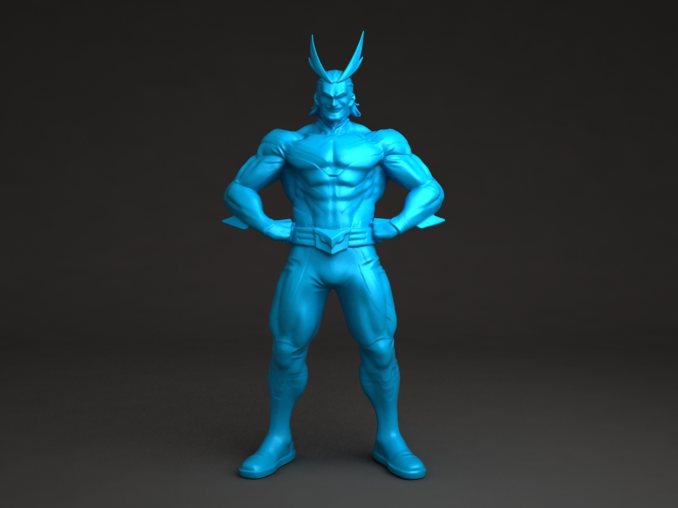 STL file ALL MIGHT 🎨・Template to download and 3D print・Cults