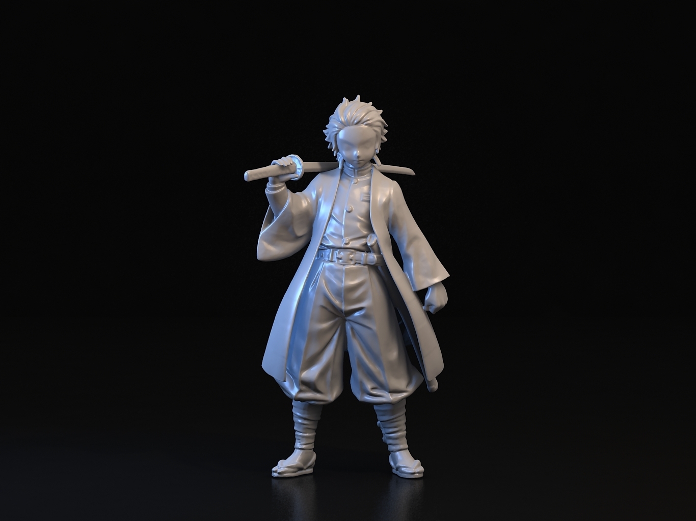STL file TANJIRO 3D 💬・Template to download and 3D print・Cults
