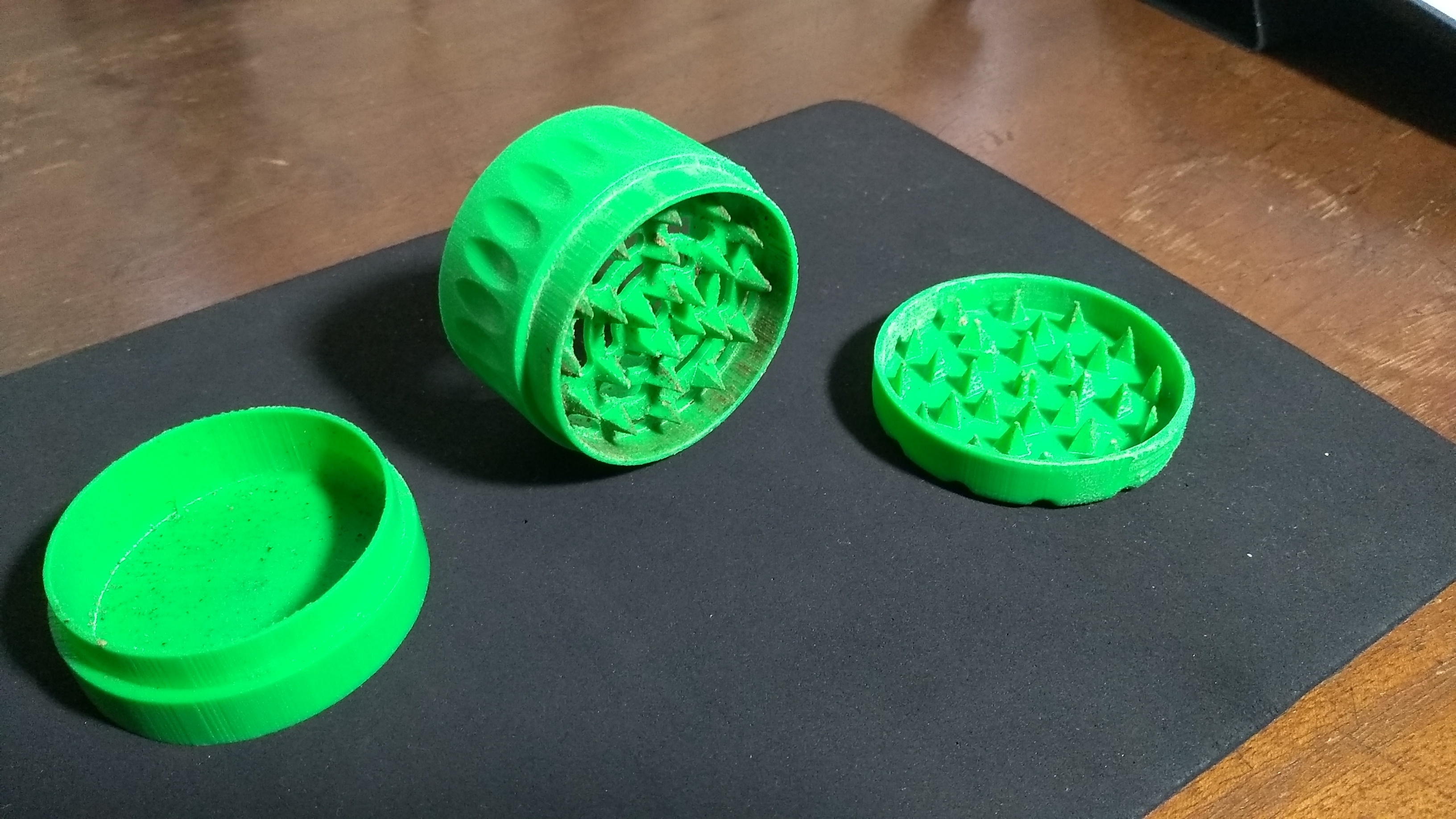 STL File Herb Grinder With Customizable Relief 3D Printing Model To 