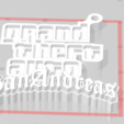 Download free 3D printing files GRAND THEFT AUTO san andreas key chain ...
