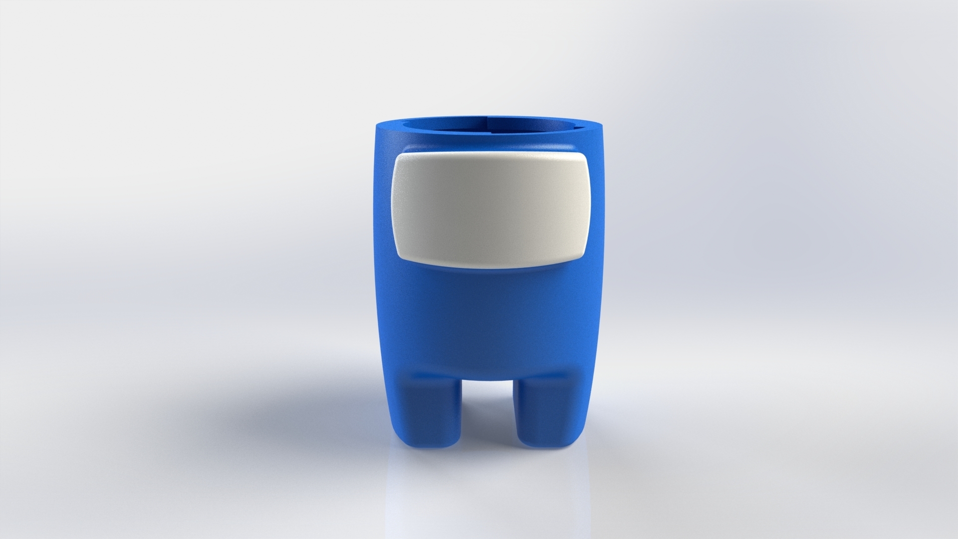 Download STL file Among Us Figurin Shaker / Container • 3D printer ...