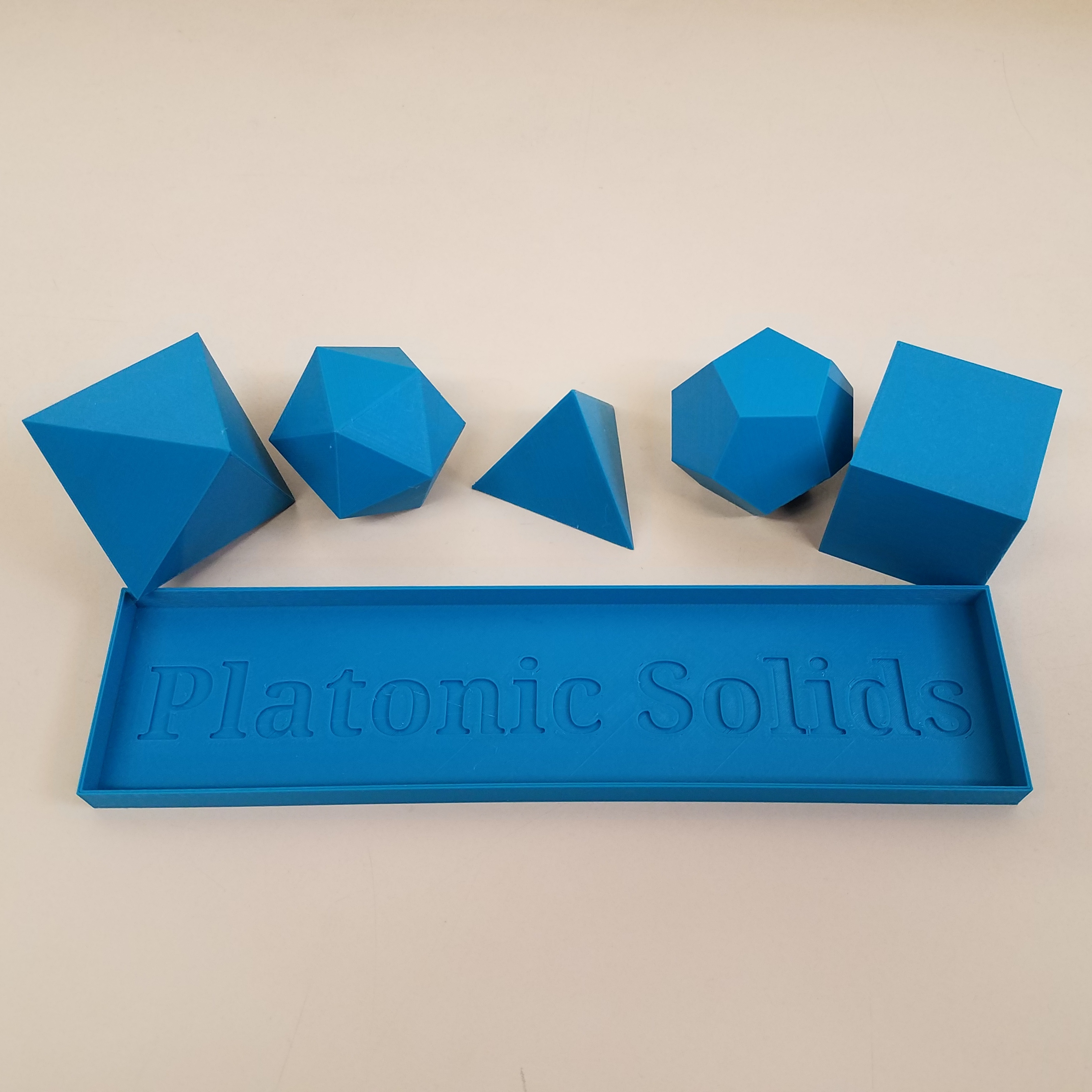 Free STL file Platonic Solids with Tray・3D printing template to ...