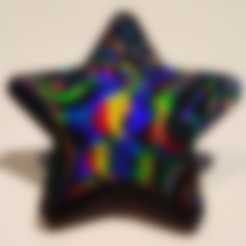 Download free STL file Star for Diffraction Grating Test • 3D printer ...