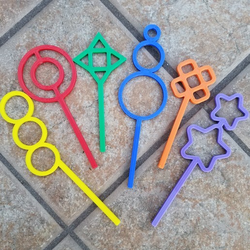 Download 3D printer model Bubble Wand Set ・ Cults