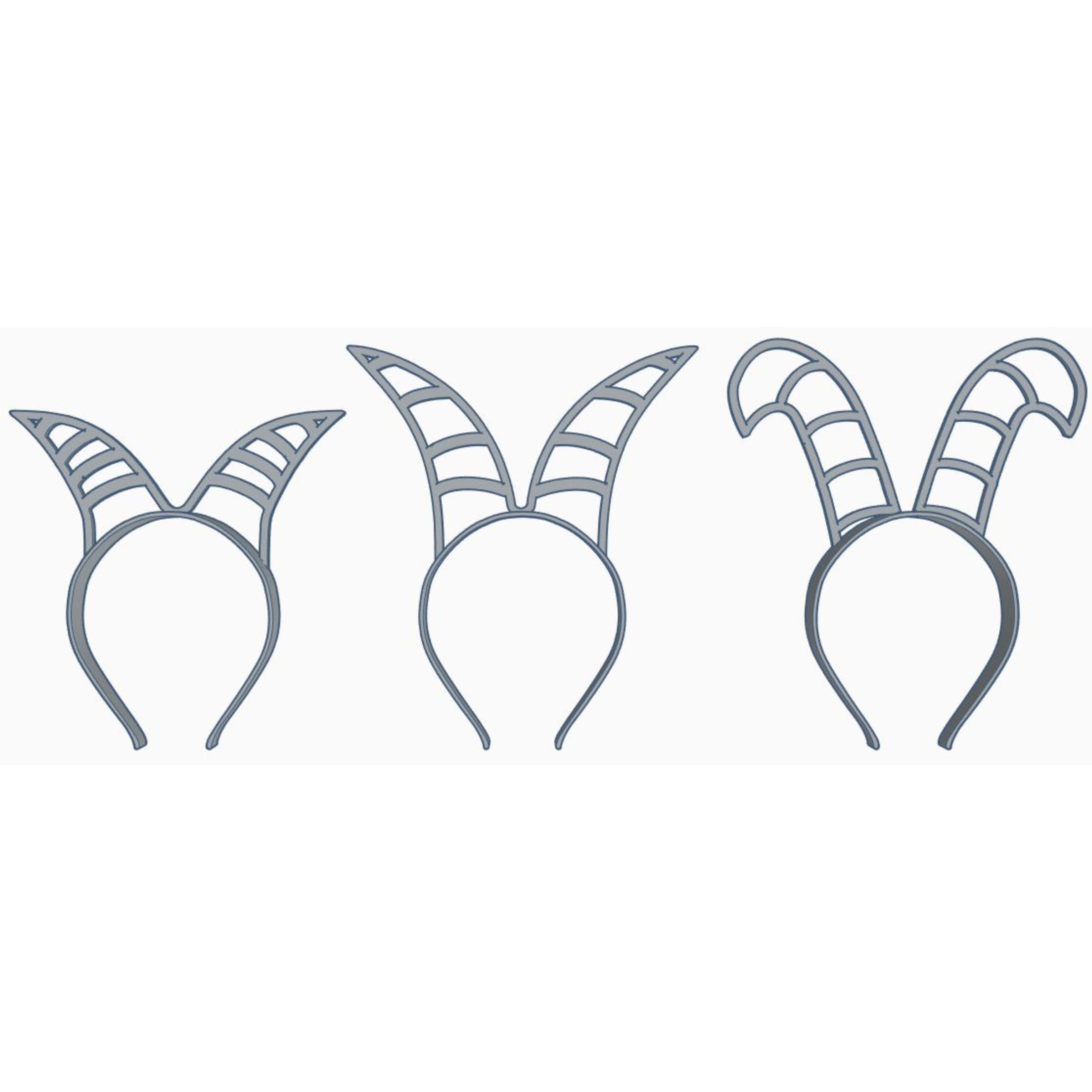 Download free STL file Billy Goats Headbands • 3D printing template ・ Cults