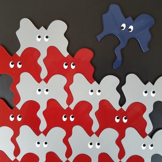 Download 3D printing designs Elephant Tessellation with Box ・ Cults