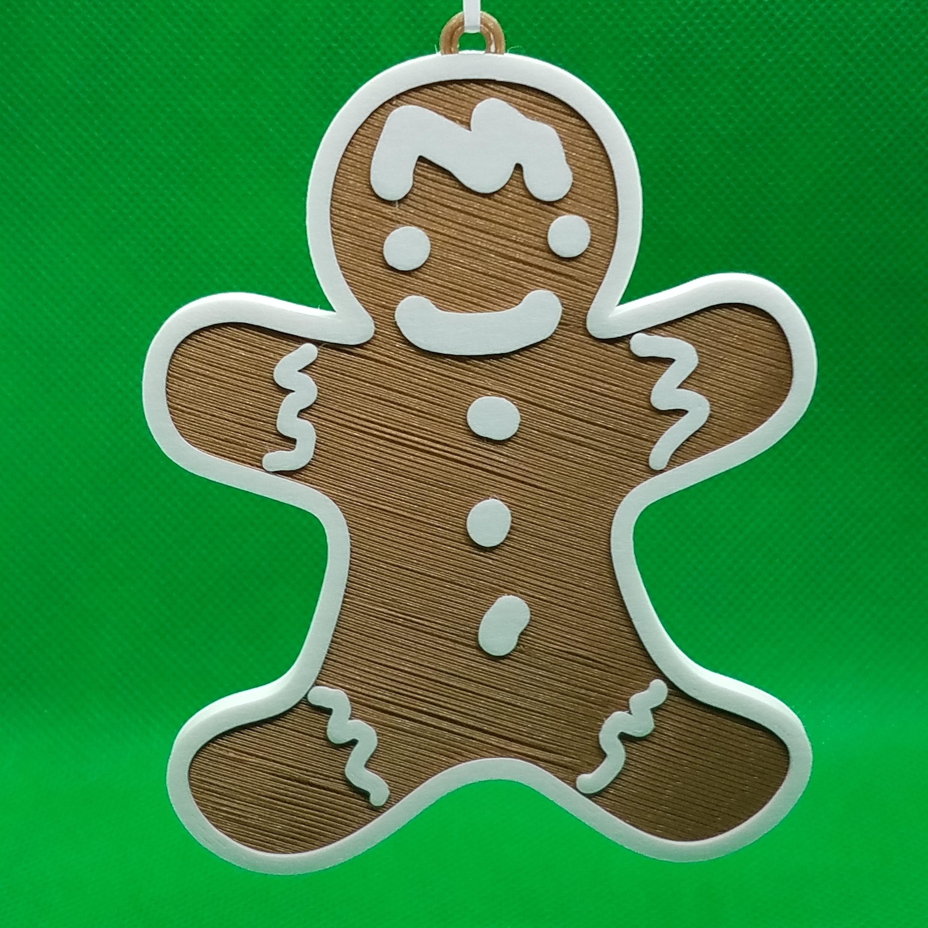 STL file Gingerbread Ornament・3D print design to download・Cults
