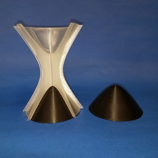 Download 3D printer model Hyperboloid of Two Sheets ・ Cults