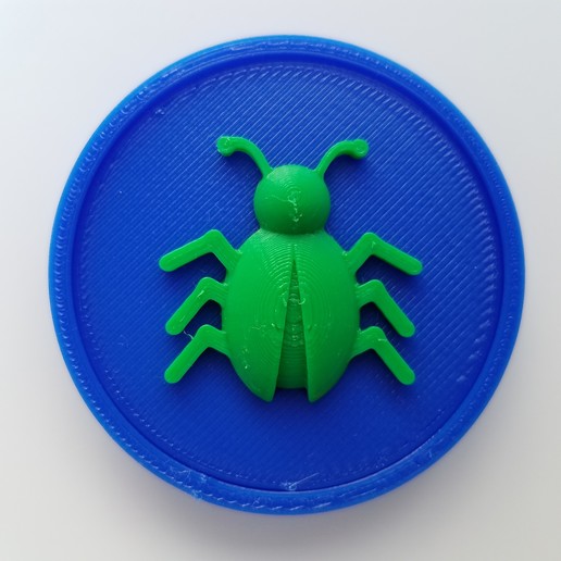 Download 3D printer files Bug Snap Badges ・ Cults