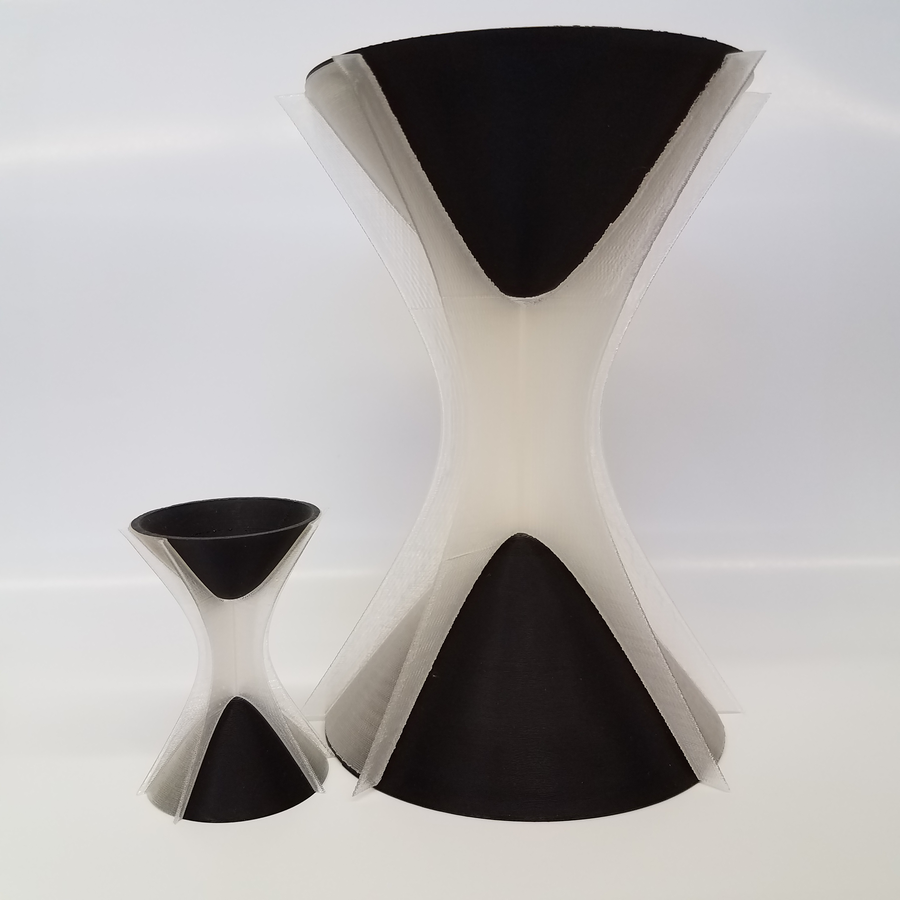 STL file Hyperboloid of Two Sheets 📐・3D print design to download・Cults