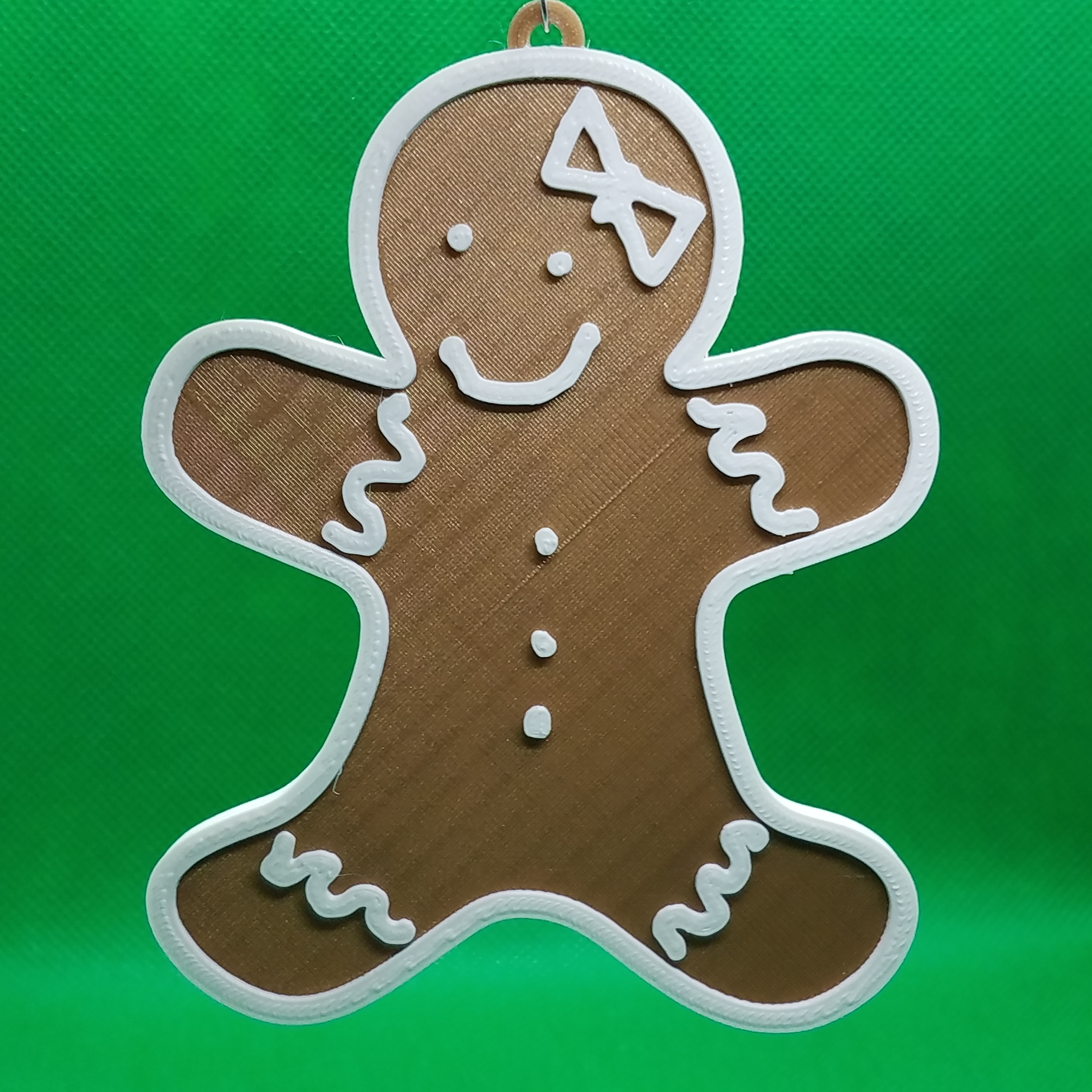 STL file Gingerbread Ornament・3D print design to download・Cults