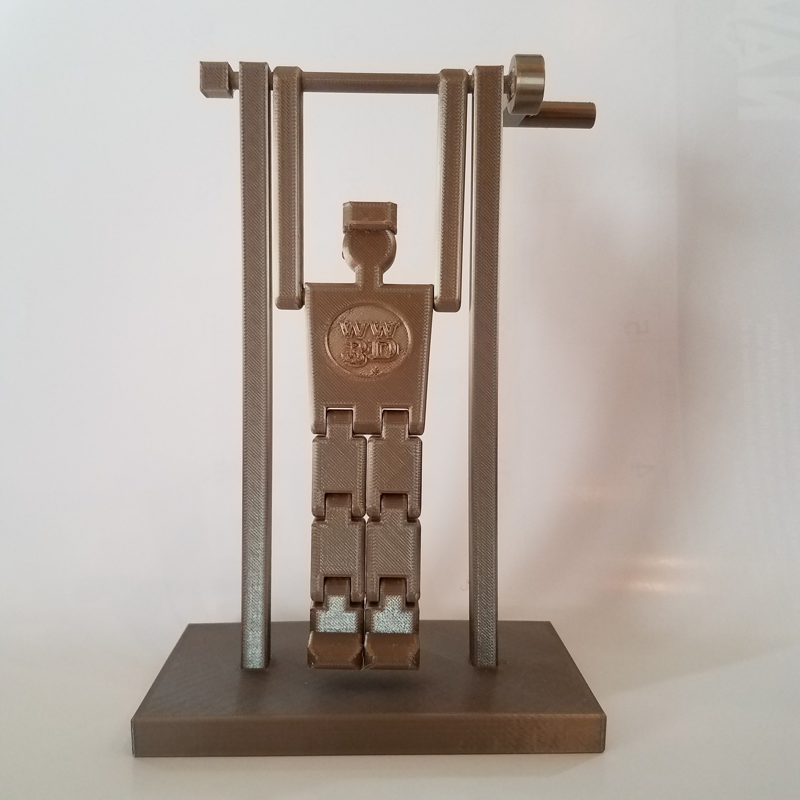 3D print Muscle Up Man • made with MakerGear M3-ID Rev. 1・Cults