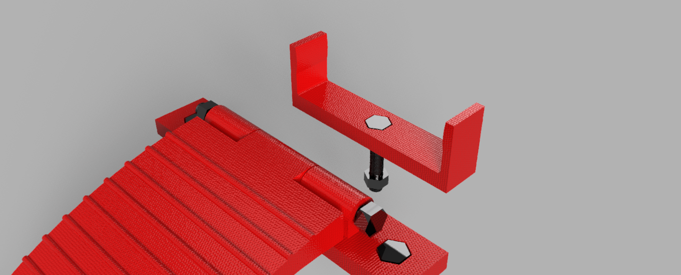 Free STL file Wheelie bin lid catch・3D printing template to download・Cults