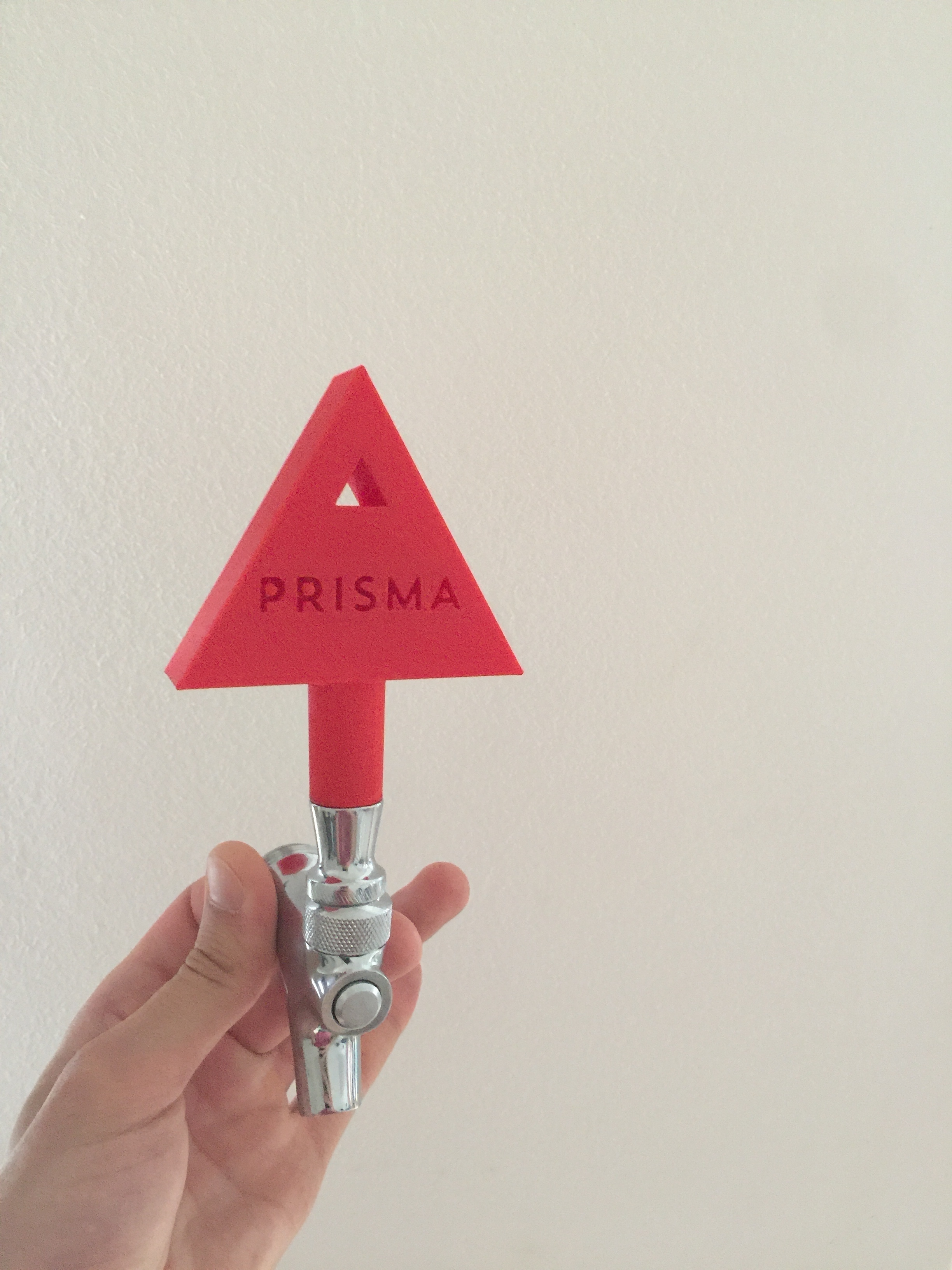 STL file PRISMA - Beer Tap Handle 🍺・3D print design to download・Cults