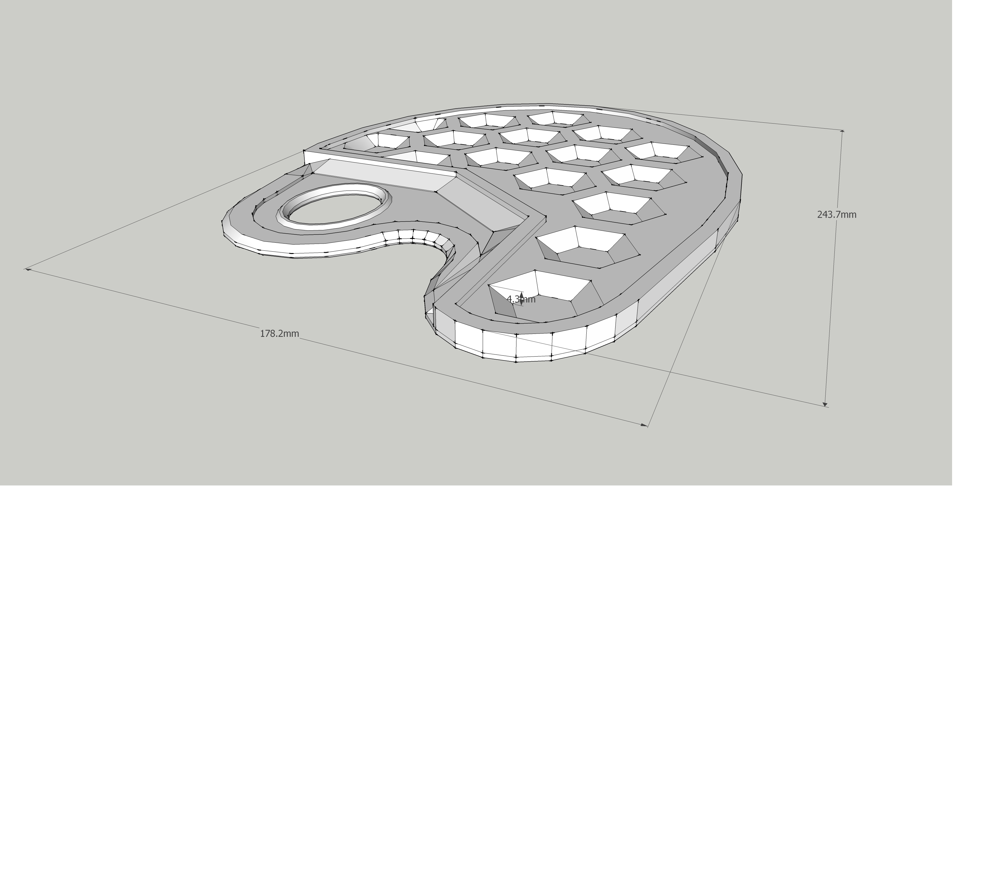 Free STL file pallet for painting 🖼️・3D printer model to download・Cults