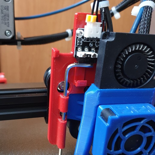 Download free STL file Allen Key ABL Probe for Ender3 Pro, stock parts ...