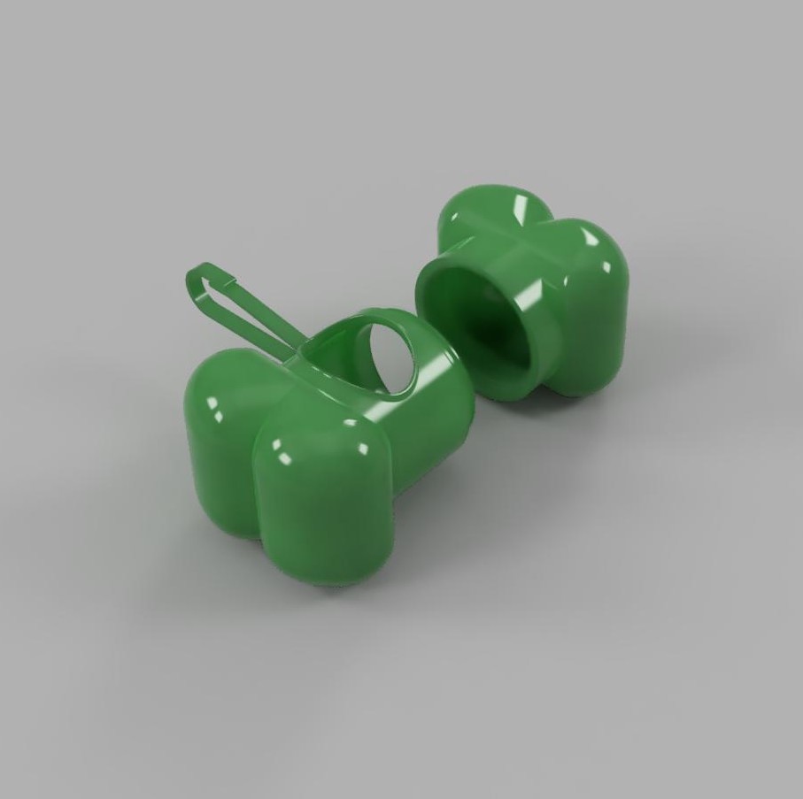 STL file Dog Poop Bags Holder・3D printable design to download・Cults
