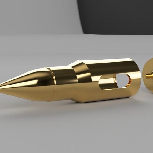 Download 3D model Rifle Bullet - Dog Poop Bag Roll Holder ・ Cults