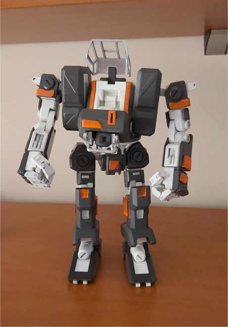 3D printable Heavy Construction Walker (Action Figure) • made with ...