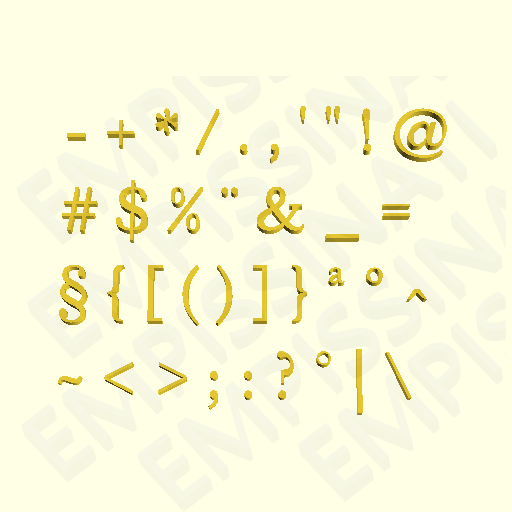 STL file BASKERVILLE - 3D LETTERS, NUMBERS AND SYMBOLS・3D printer model ...