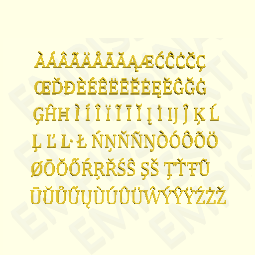 STL file CAMBRIA - 3D LETTERS, NUMBERS AND SYMBOLS・Template to download ...