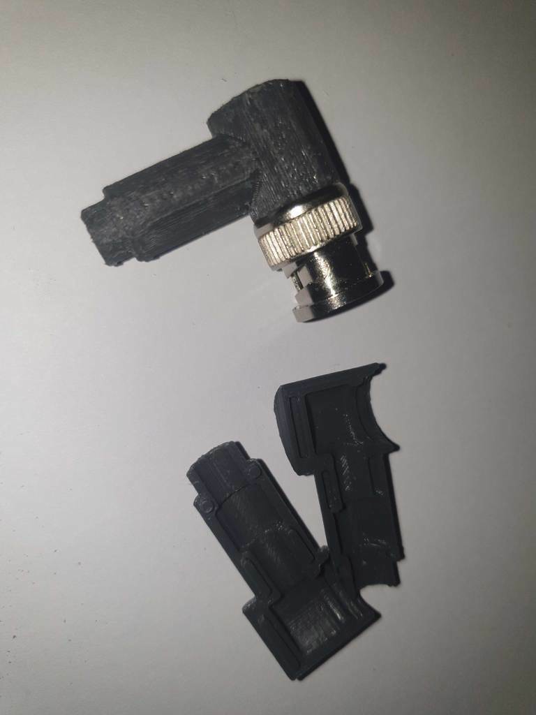 Free 3D file BNC Plug angle connector sleeve・Design to download and 3D ...