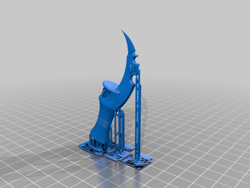 Free 3D file 4x9x9" Dark elves Building free sample for wargame 🏗️・3D ...