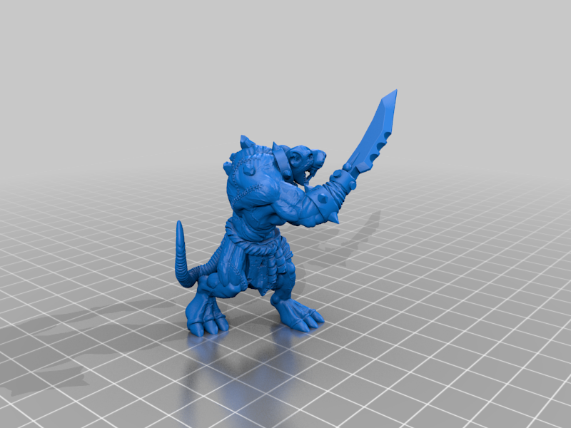 Free 3D file Giant Rat Warriors 🐀・Model to download and 3D print・Cults