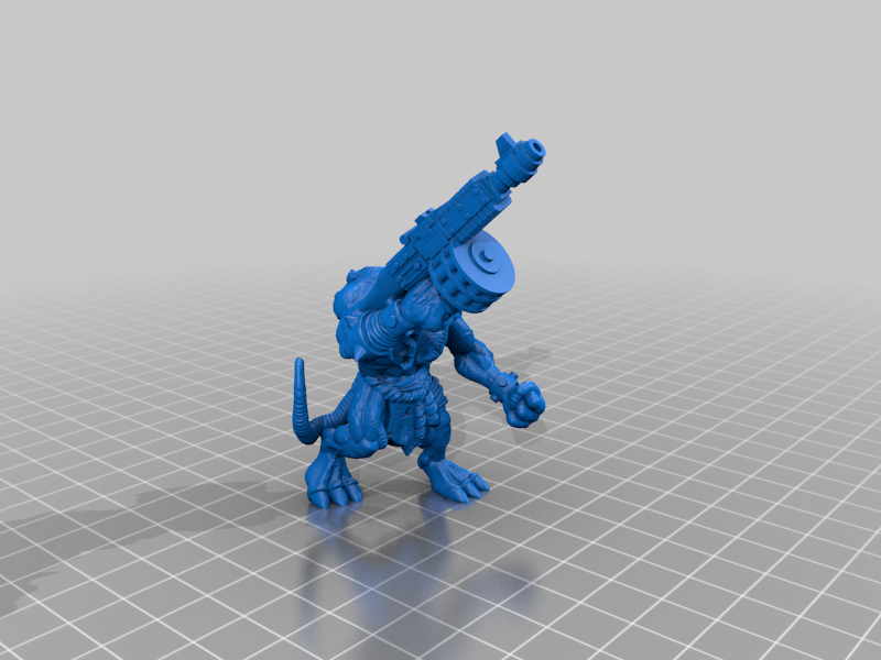 Free 3D file Giant Rat Shooter, futuristic Plague bringer・Model to ...