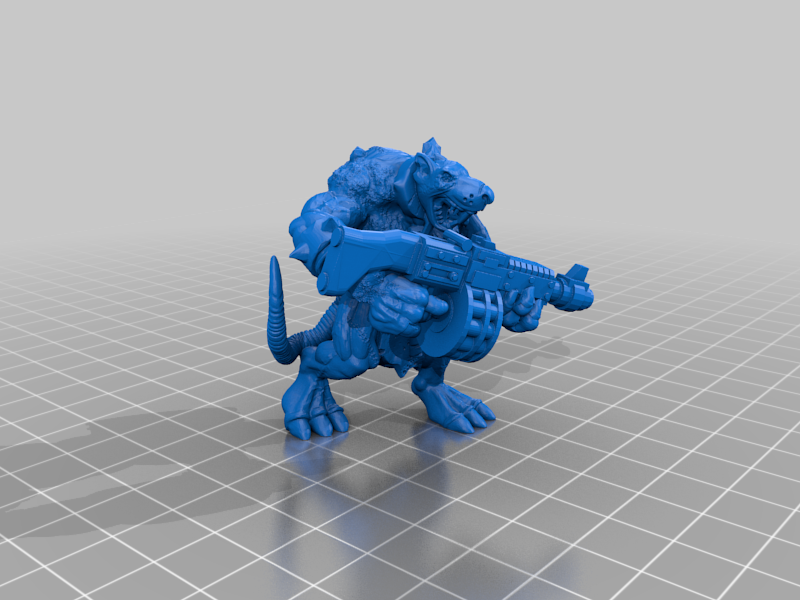 Free 3D file Giant Rat Shooter, futuristic Plague bringer・Model to ...