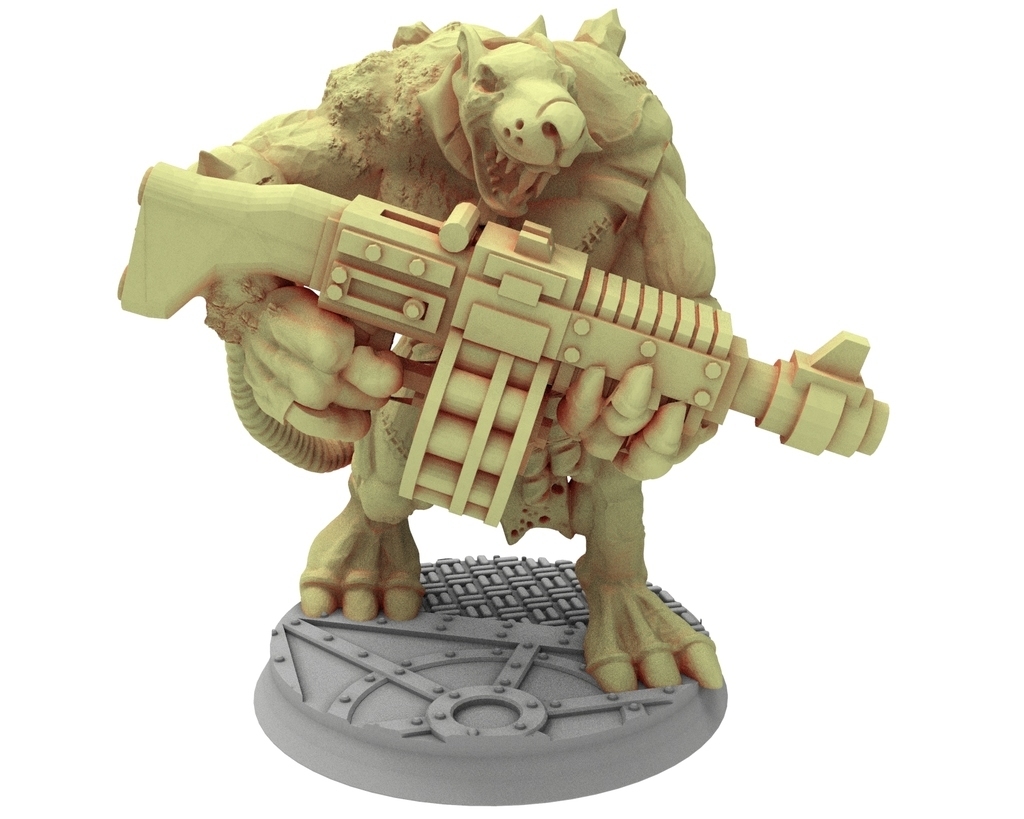 Free 3D file Giant Rat Shooter, futuristic Plague bringer・Model to ...