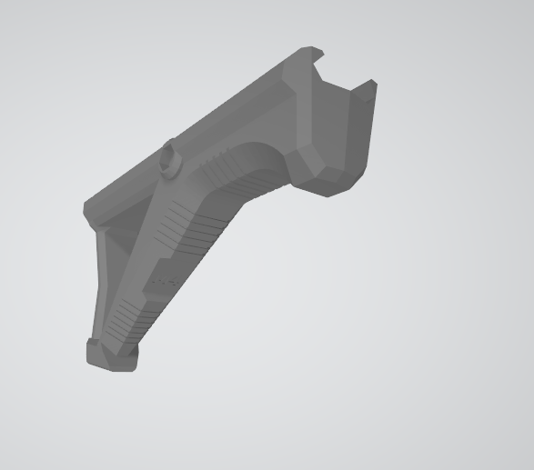 STL file Airsoft angled grip・3D printable model to download・Cults