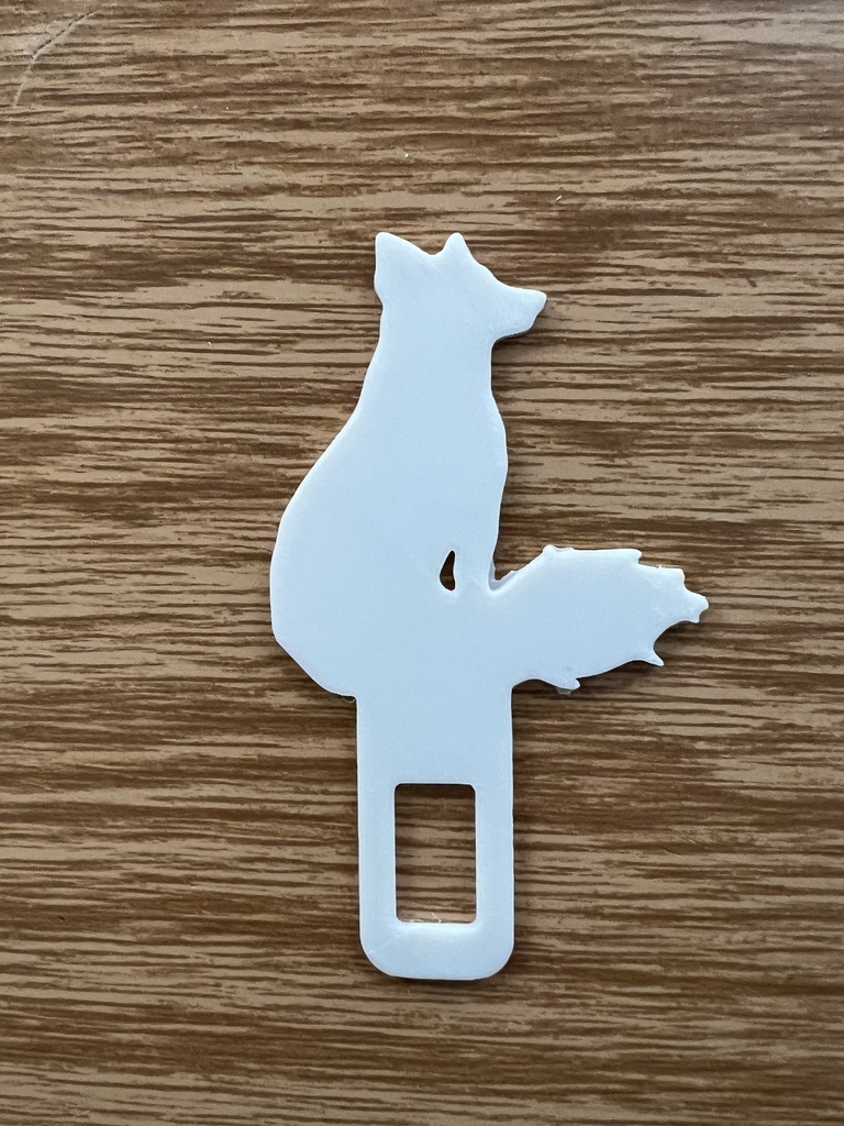 Free 3D file Seat belt connector Fox 💺・3D printer design to download・Cults