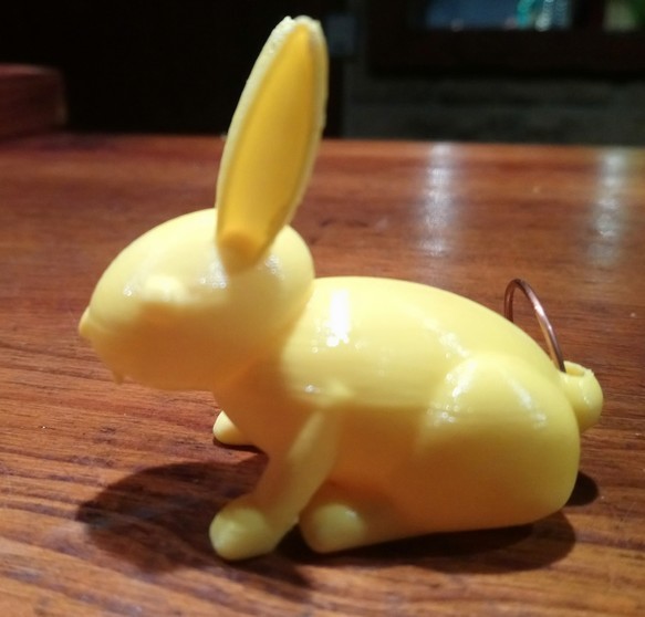 STL file Rabbit key ring・Design to download and 3D print・Cults