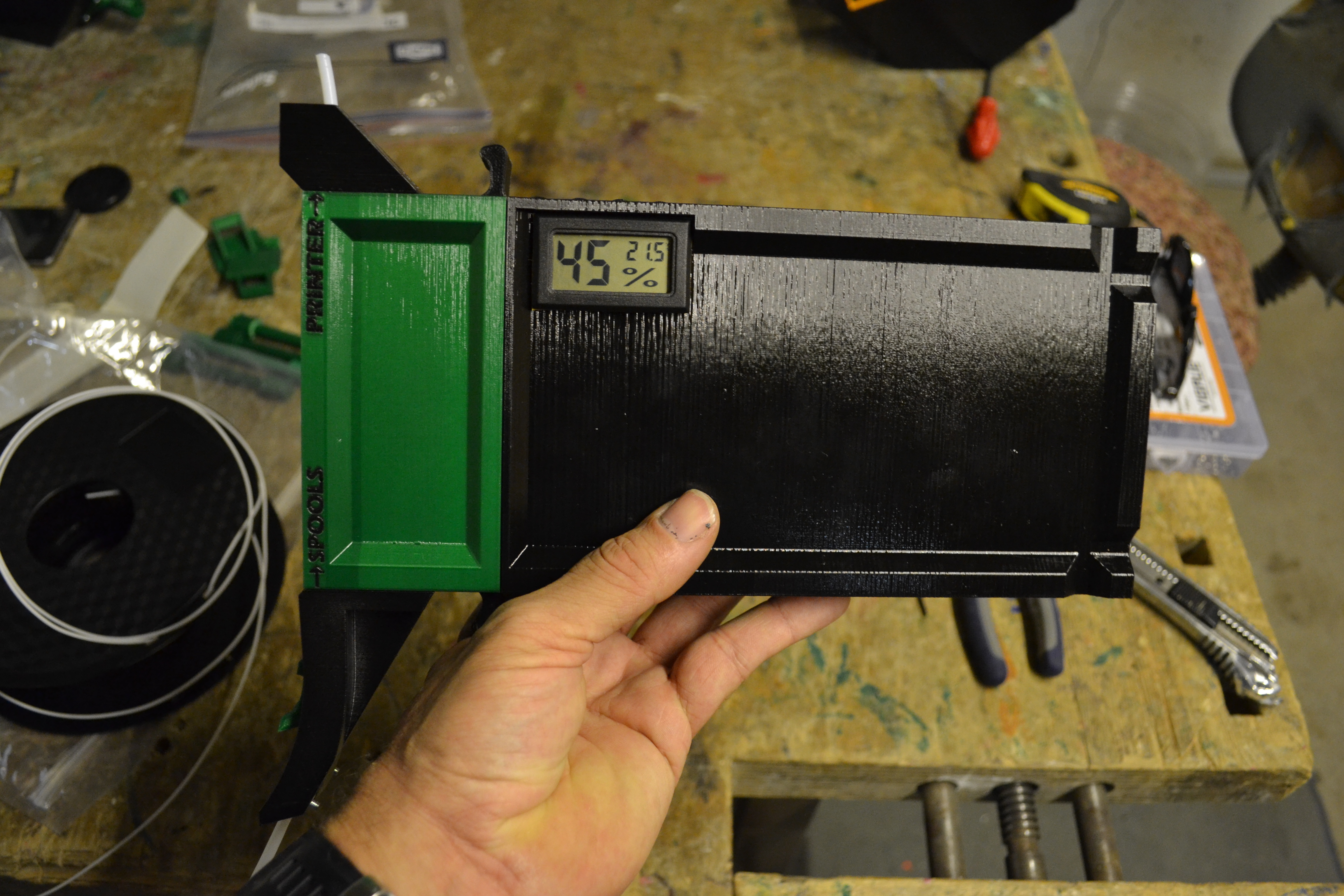 Download free STL file filament buffer (airtight & easy to fill) by ...