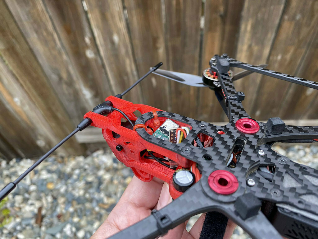 Free 3D file Rekon 5 HD - DJI O3 - Camera and Antenna Mount・3D printer ...