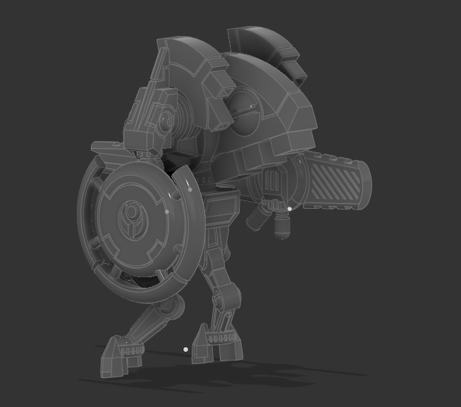 3D file Hazardous Mech Commander・3D printer design to download・Cults