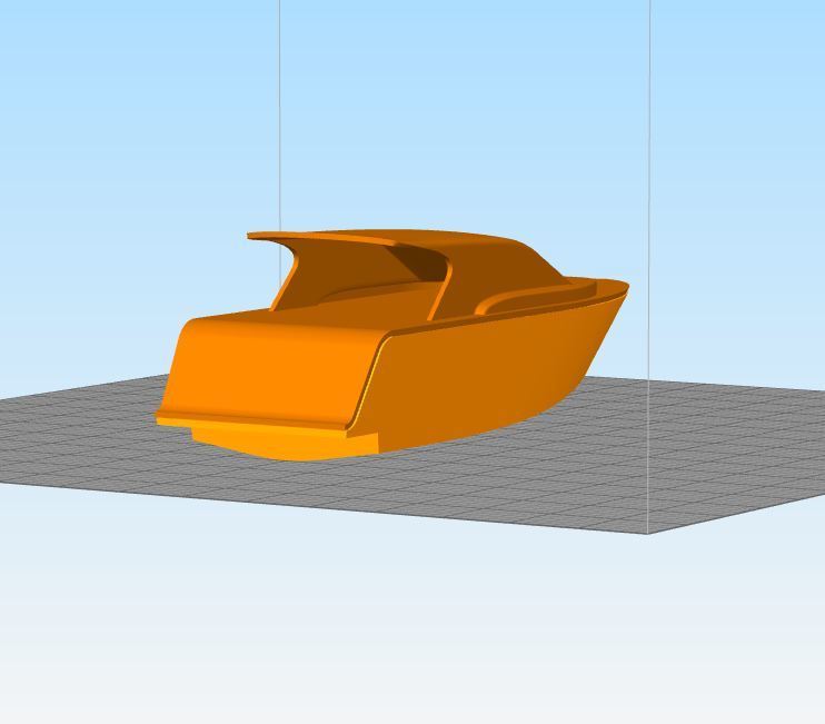 STL file RC boat・3D printer model to download・Cults