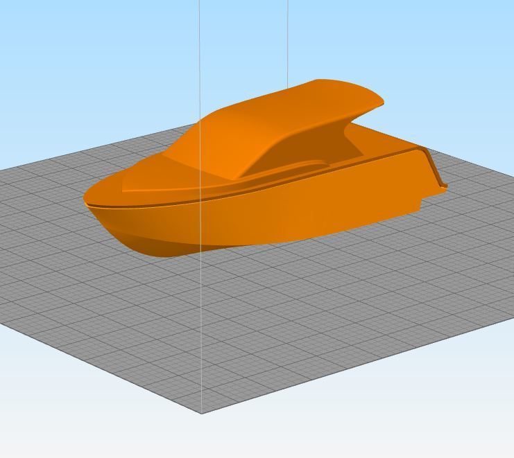 STL file RC boat・3D printer model to download・Cults