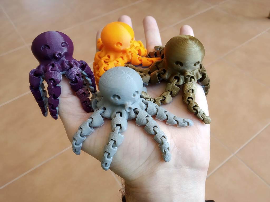 How To Make A 3D Printed Octopus 2022 Best 7 Free STL Files Included 3D World On Demand