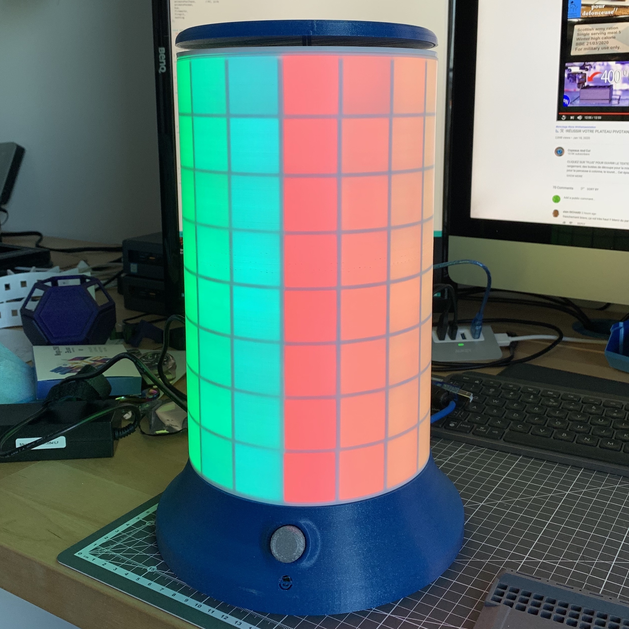 3D printed The Animated Pixel Lamp • made with CR-10S・Cults