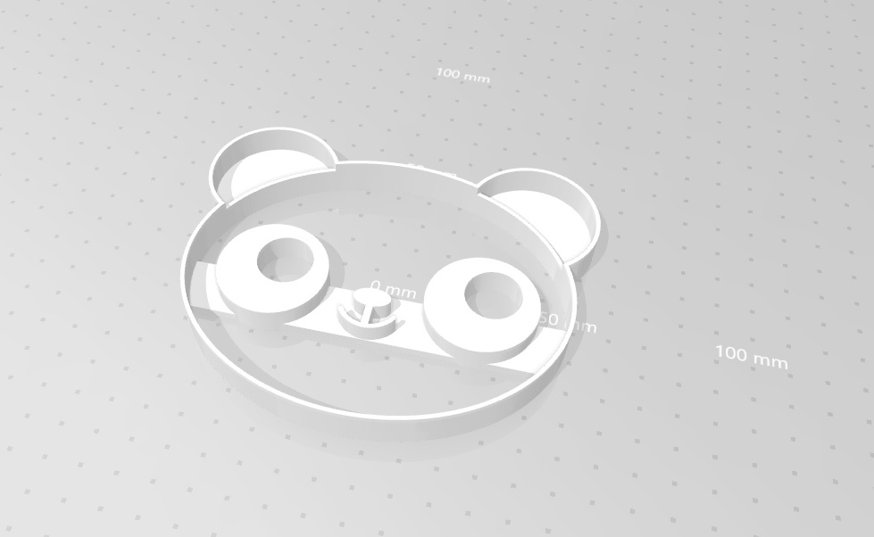 Download free STL file Panda cookie cutter • 3D print design ・ Cults