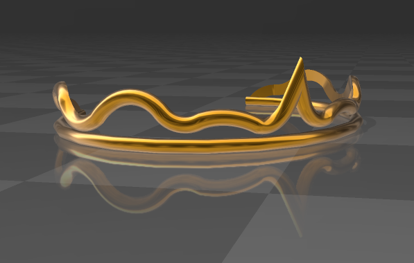 Free STL file Golden Crown・3D printable model to download・Cults