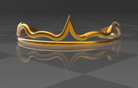 Free STL file Golden Crown・3D printable model to download・Cults